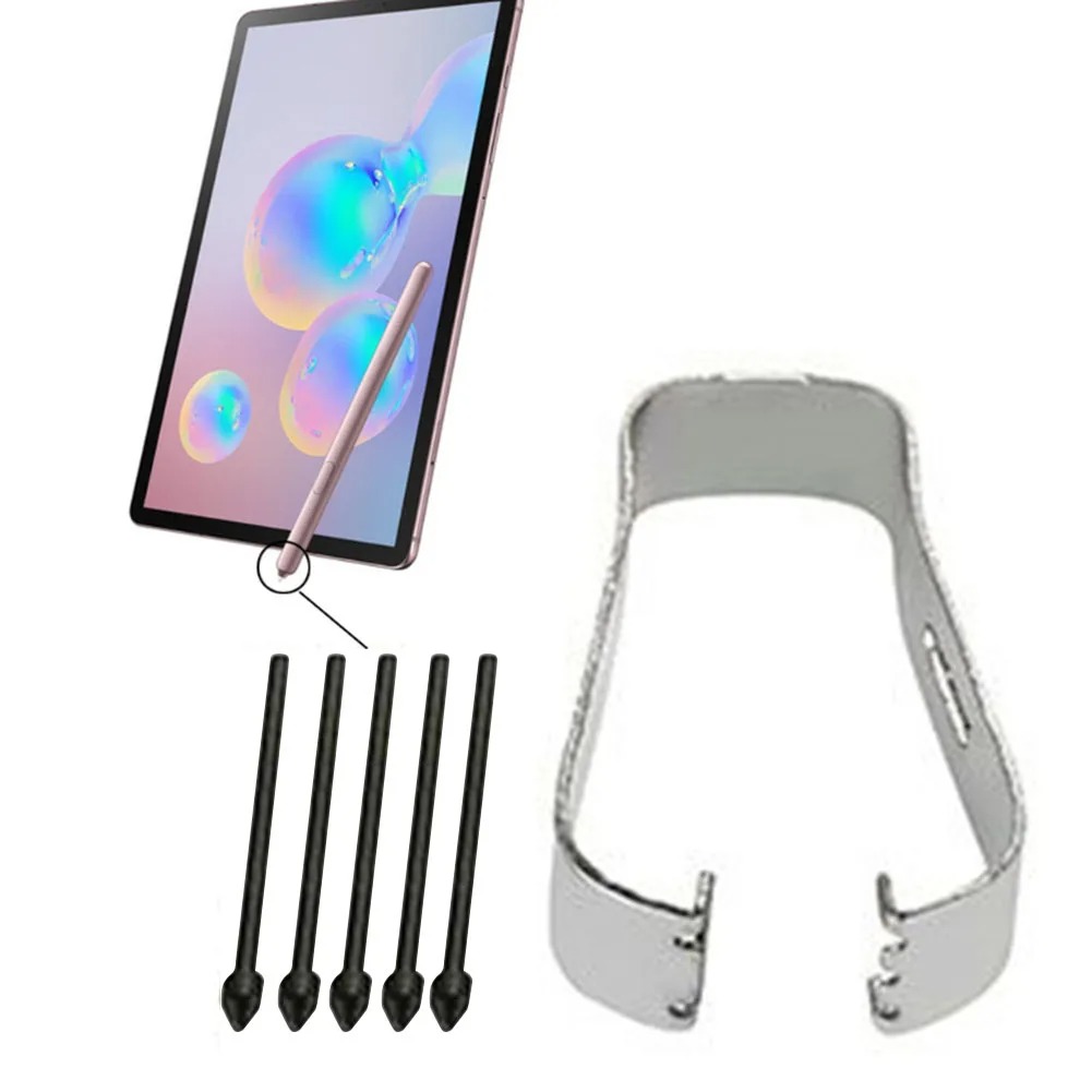 5pcs Touch Stylus Tips Nibs 5g With Metal Clip For Samsung Galaxy Tab
