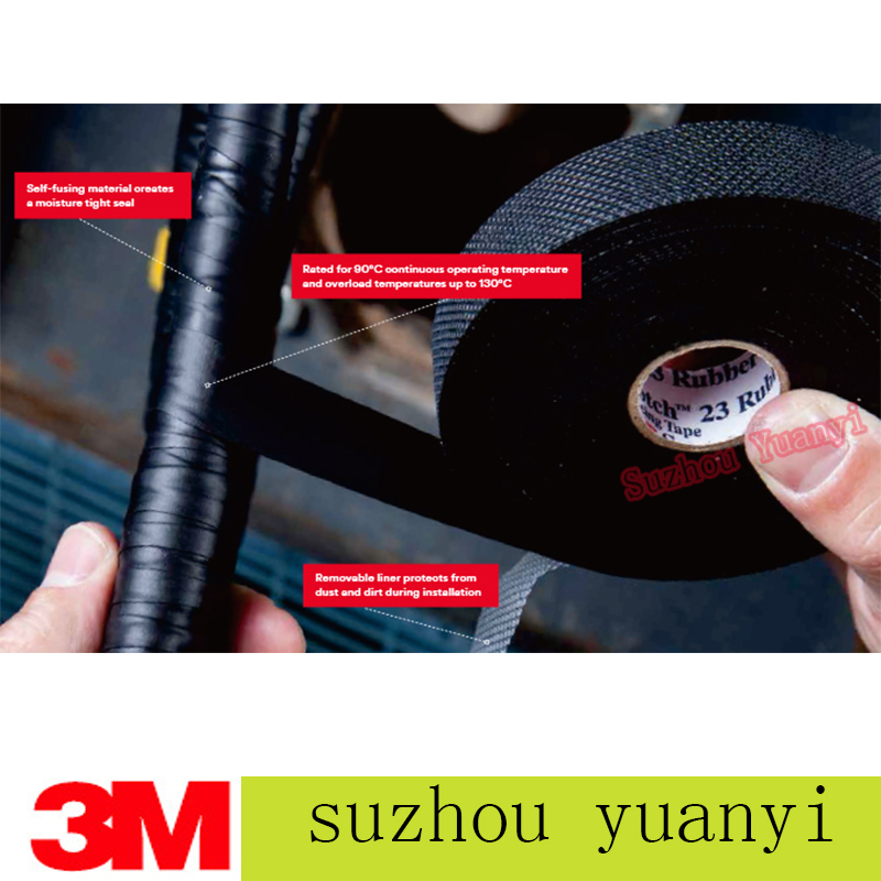 3M Scotch 23 Rubber Splicing Tape Ethylene Propylene Rubber Self ...