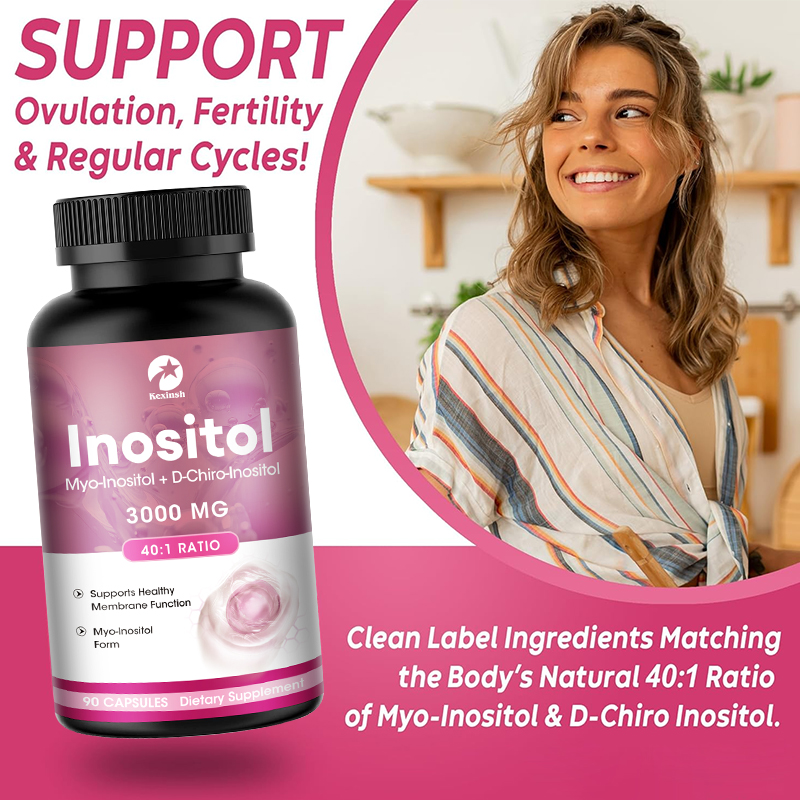 Myo-Inositol&D-Chiro Inositol Capsule with Folate Supports Ovarian ...