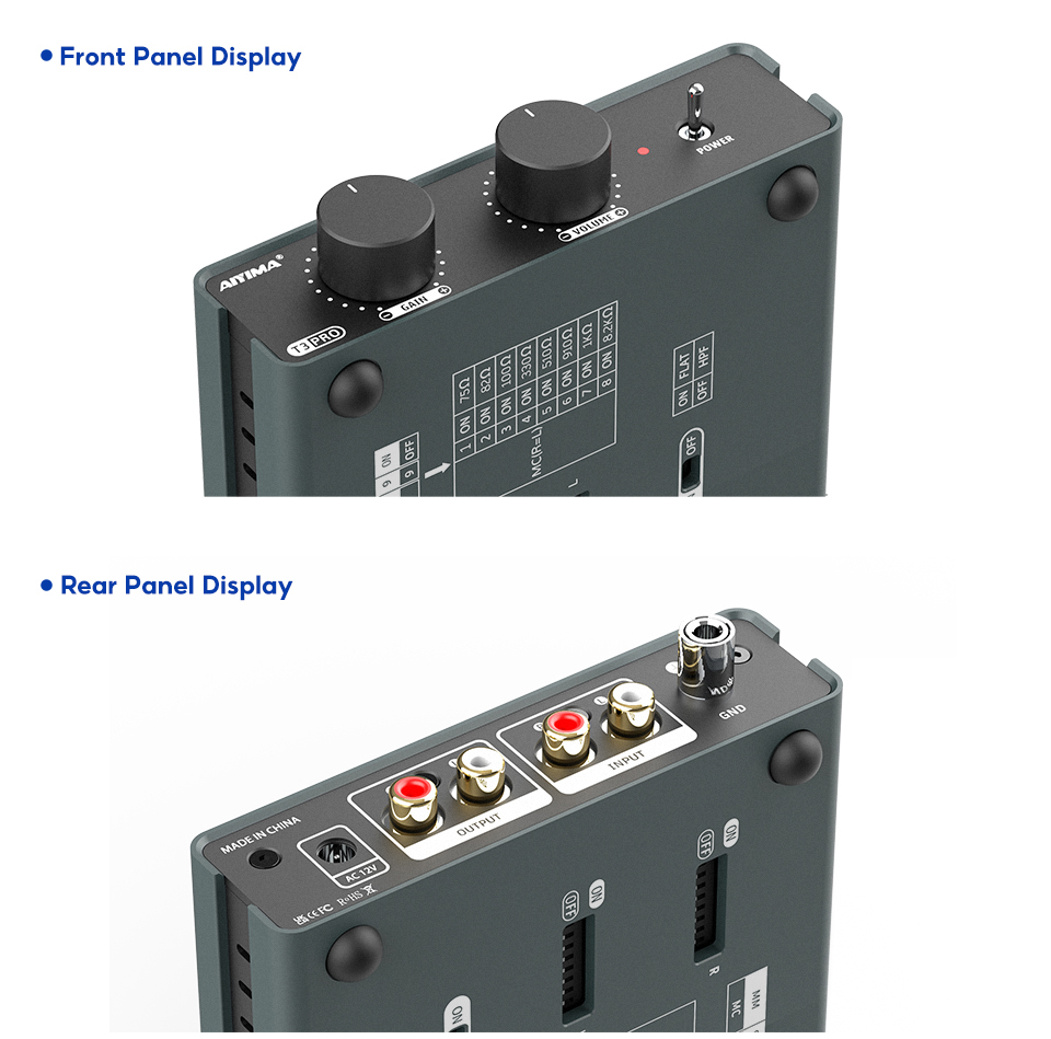 AIYIMA T3 PRO RIAA MM/MC Phono Preamplifier Vinyl Record Player Stereo ...