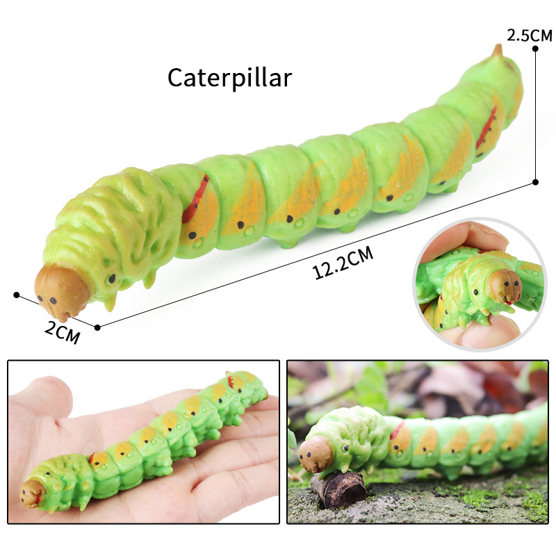 soft rubber caterpillar flesh worm slug ailanthus silkworm simulation ...