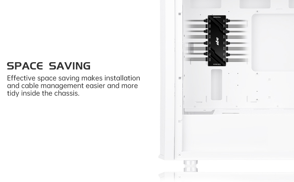 IHTP Smart Hub 5V 3PIN ARGB 4 Pin PWM 8 Ports PC Case CPU Fan ...