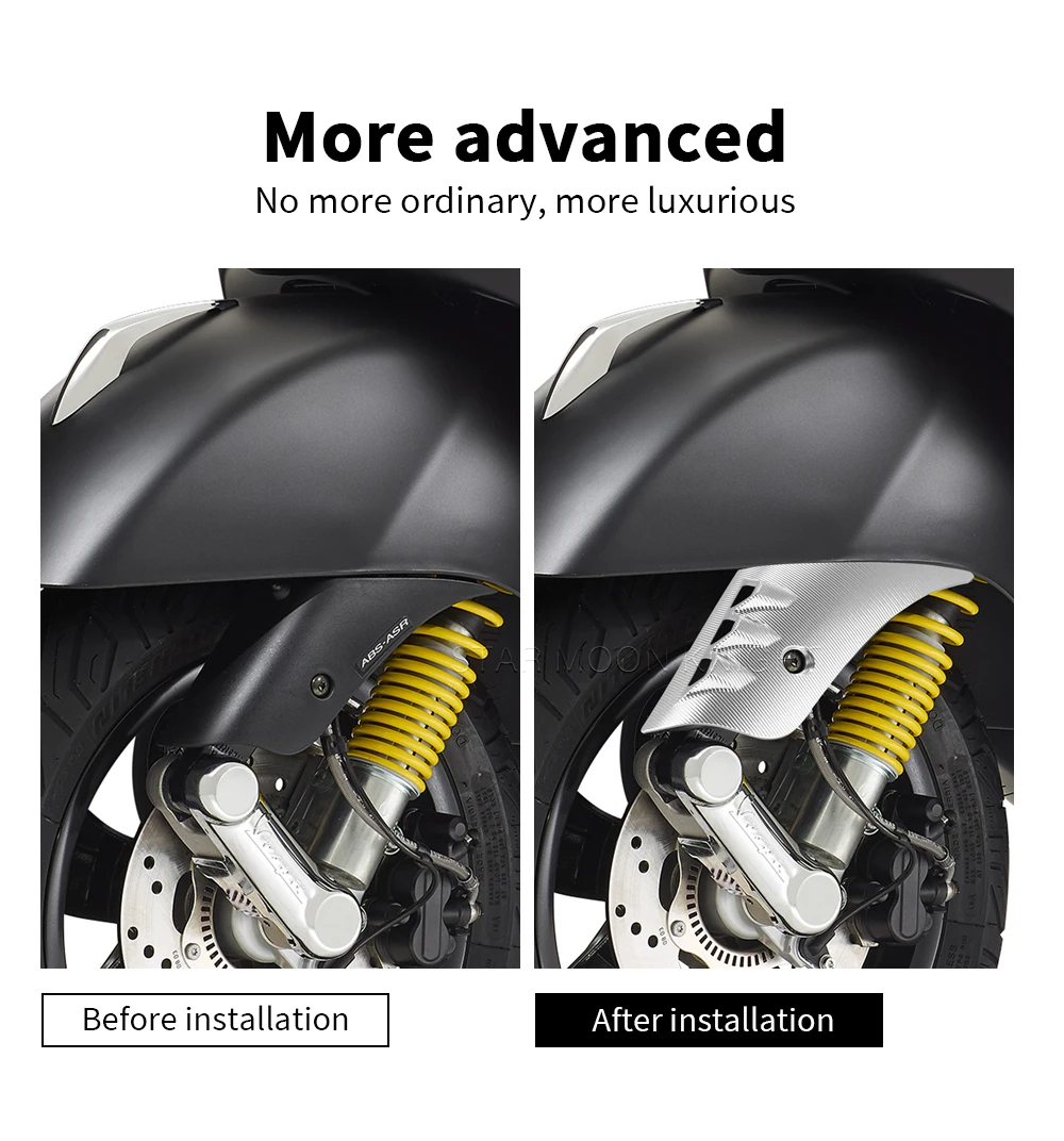 For Vespa GTV GTS 300 250 125 150 GT L GT 200 60 Front Suspension Cover ...