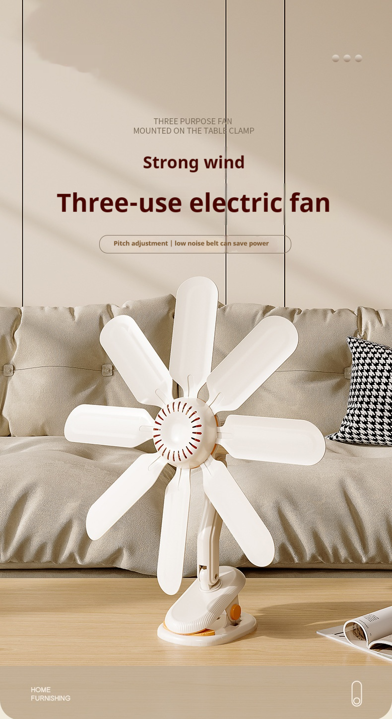 Table Clip Fan With Stand Electric Fan Mini Home Electricfan Portable ...