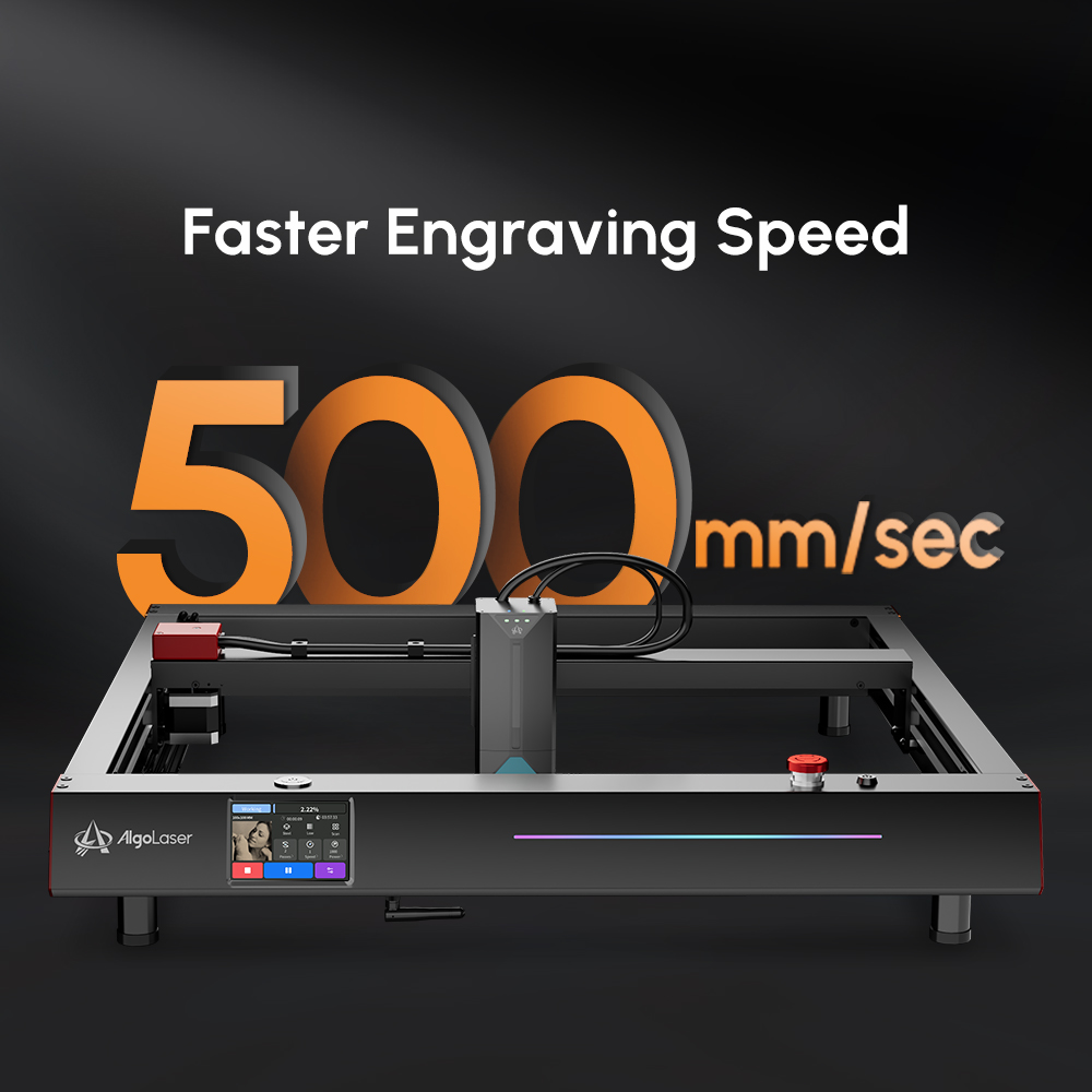 Algolaser Delta 22W Diode Laser Engraver with 3.5 inch TouchScreen Wood ...