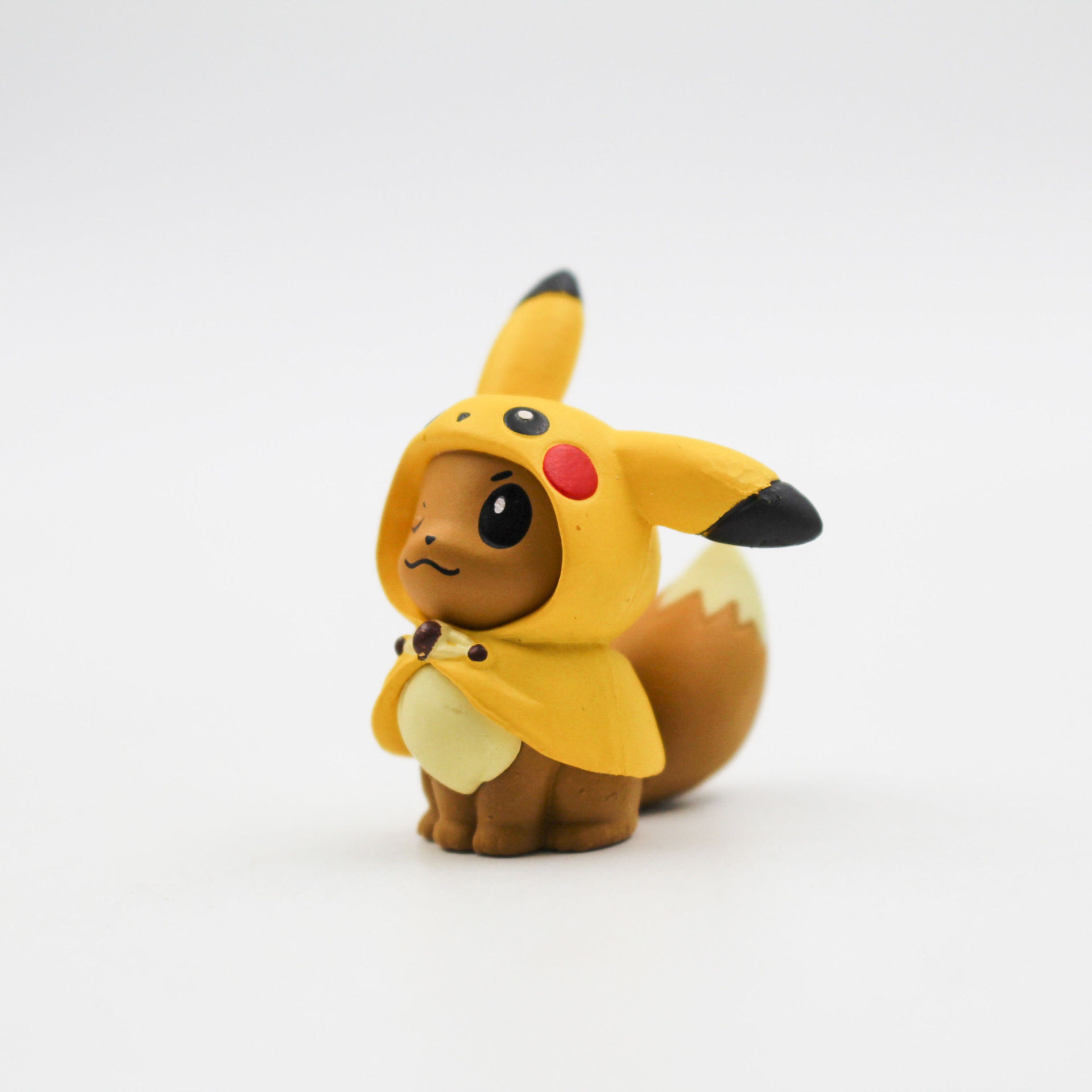 6Pcs/Set Pokemon Anime Figure Pikachu Rowlet Psyduck Slowpoke Eevee ...