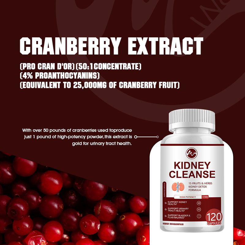 Minch Kidney Cleanse Capsules Support Kidney Health Urinary Tract ...