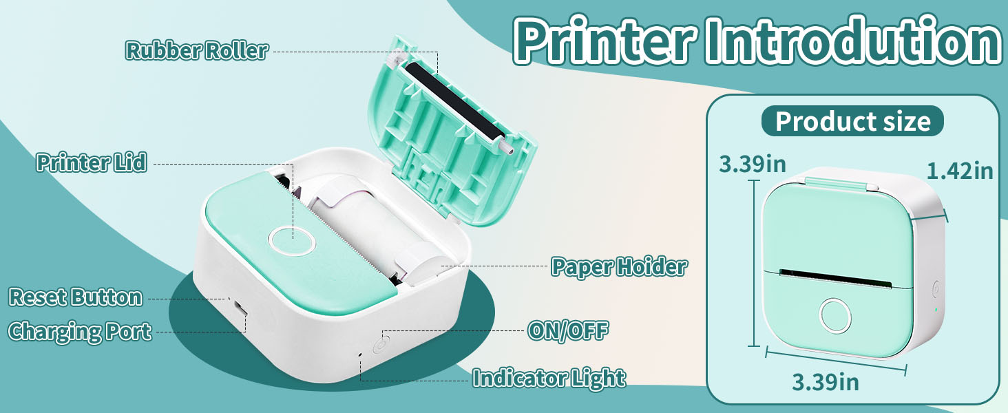 Phomemo T02 Mini Label Maker Sticker Machine,Bluetooth Portable Inkless ...