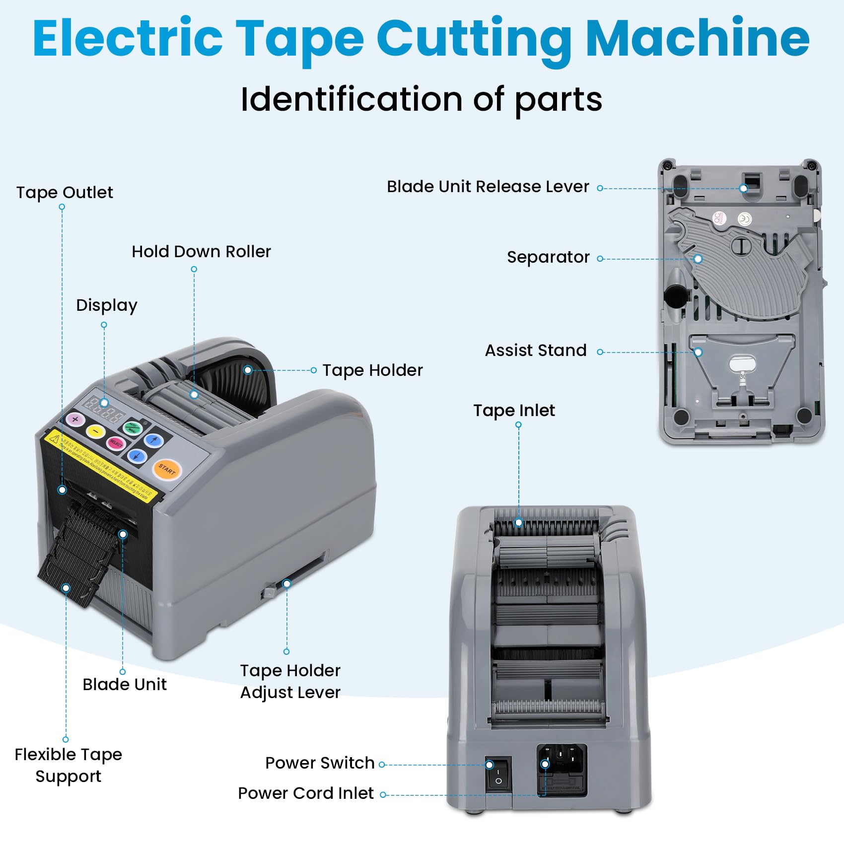【Next day delivery】Automatic Tape Dispenser ZCUT-9 Tape Cutter ...