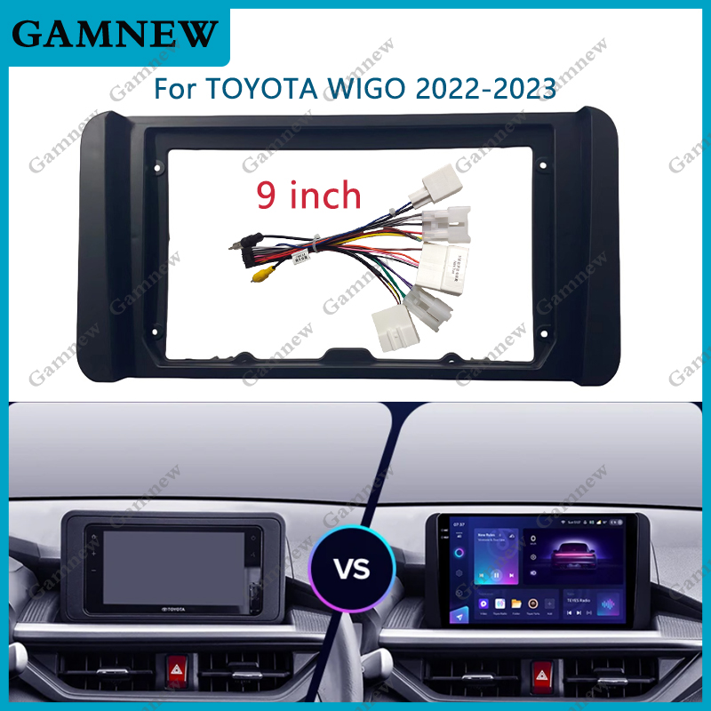 9 Inch Car Frame Fascia Adapter Decoder Android Radio Dash Fitting ...