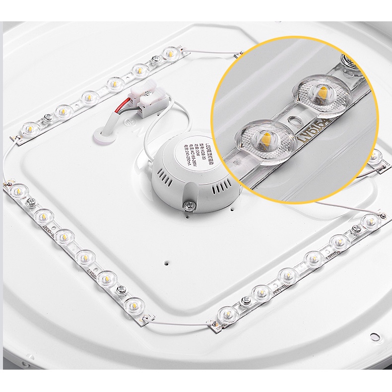 Modern 3 Colors Led Ceiling Light 50W 70W Panel Lights Center Light For ...