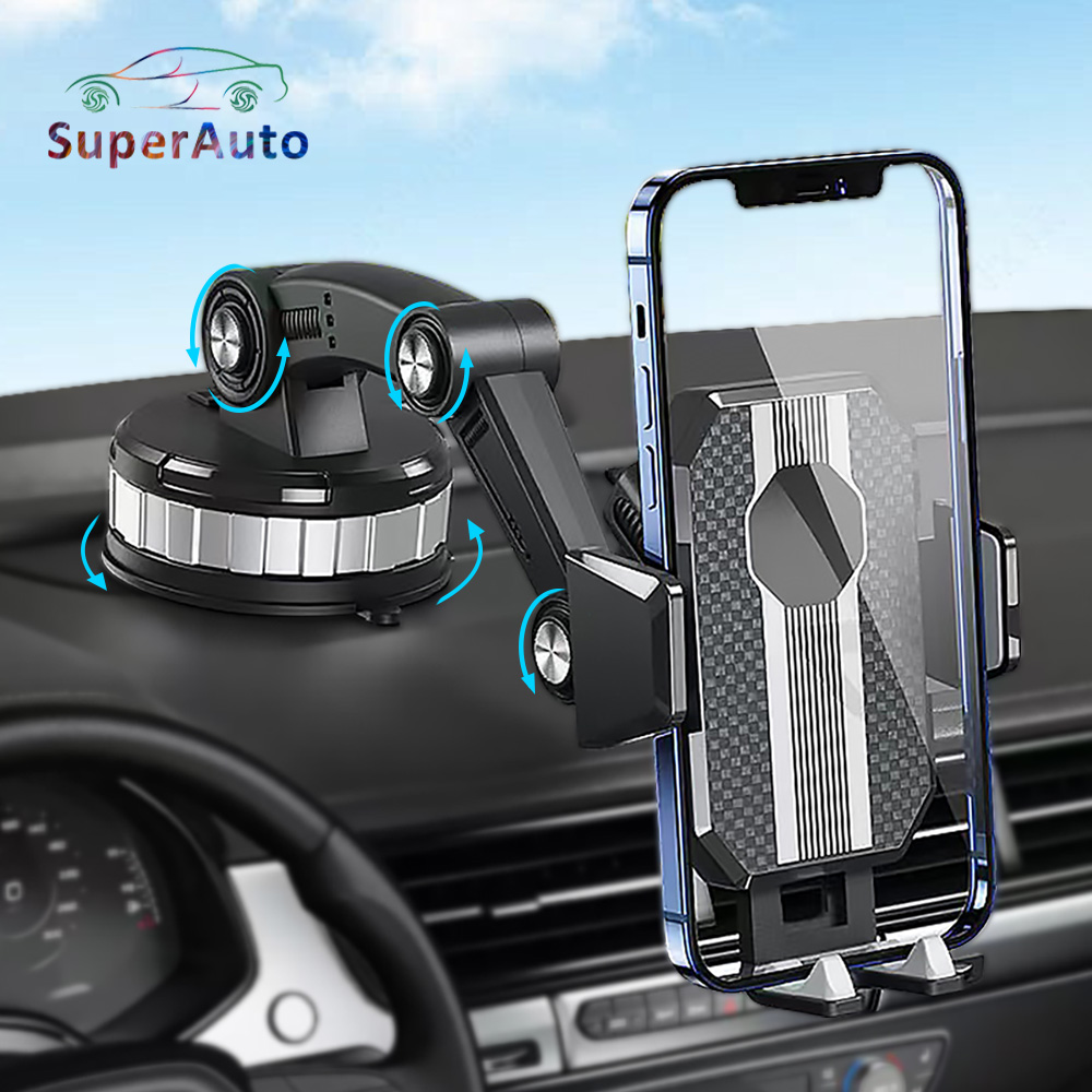 SuperAuto Car Phone Holder 360° Adjustable Car Mobile Cellphone Mount ...