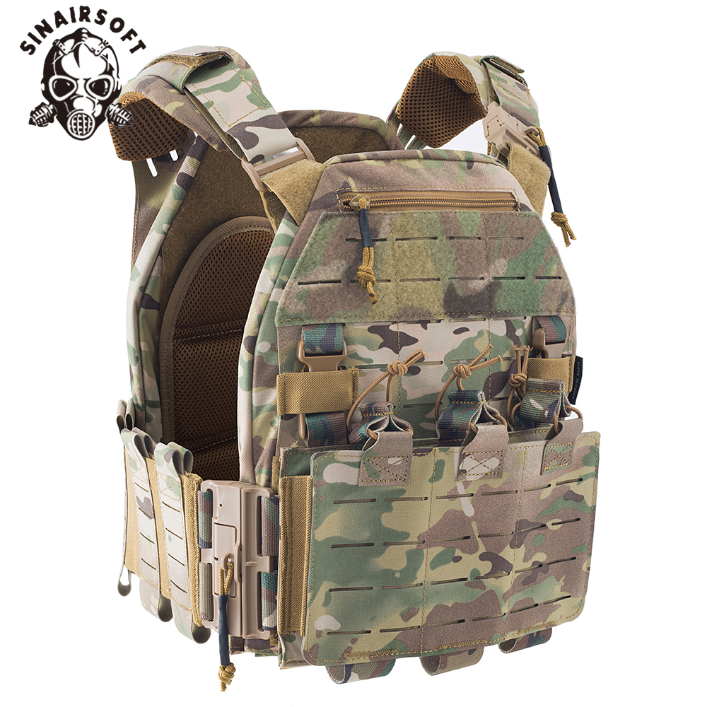 SINAIRSOFT SOE Magnetic Buckle Quick Release Tactical Vest MOLLE ...