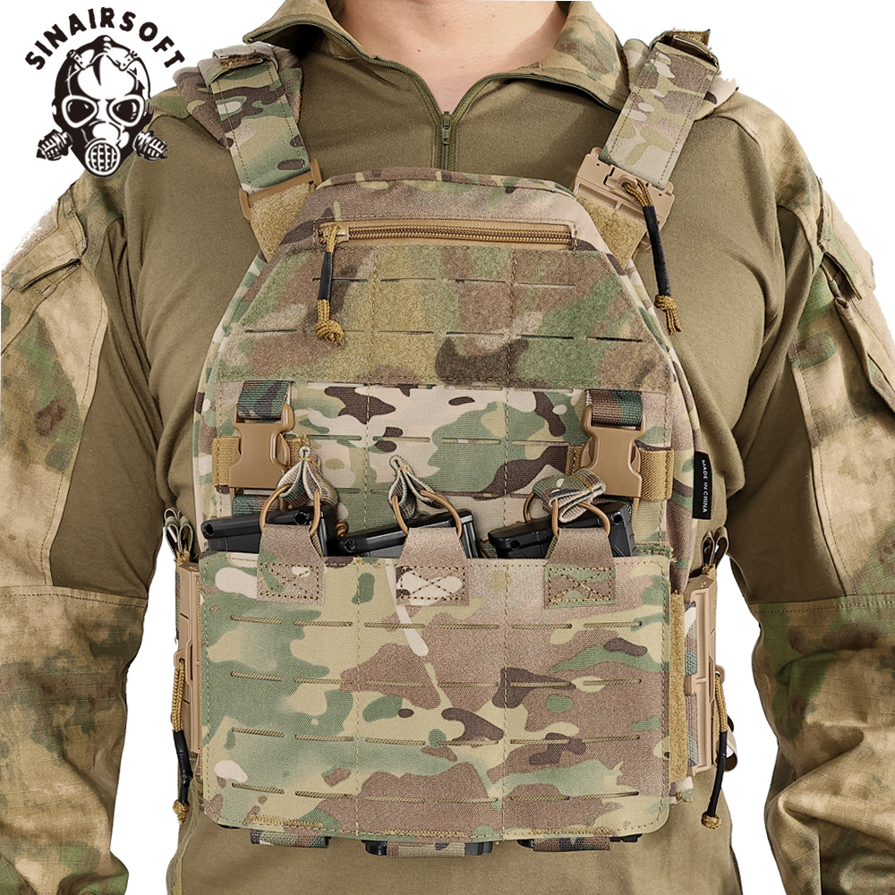 SINAIRSOFT SOE Magnetic Buckle Quick Release Tactical Vest MOLLE ...