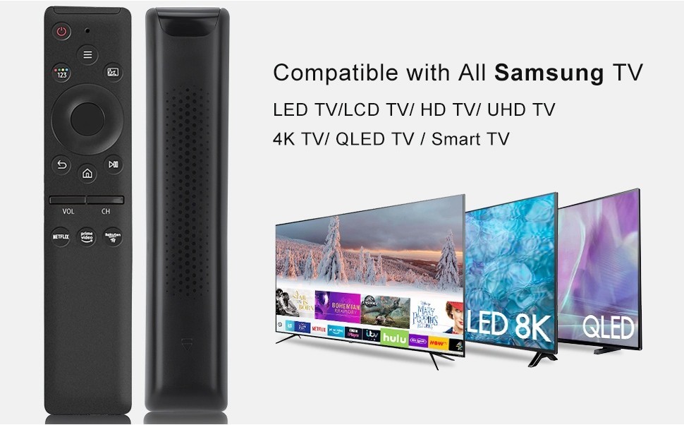 Universal Remote Control Compatible for Samsung Smart-TV LCD LED UHD ...