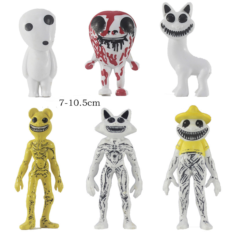 6Pcs/8Pcs Zoonomaly Monster Anime Figure Doll Zoon Game Model Figurine ...