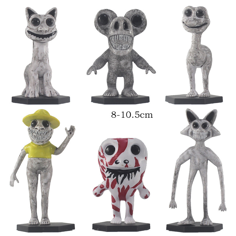 6Pcs/8Pcs Zoonomaly Monster Anime Figure Doll Zoon Game Model Figurine ...