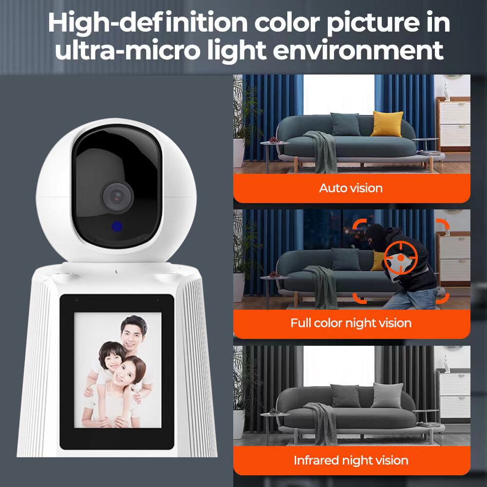 V380 Pro Cctv Camera Indoor Baby Monitor Camera And Audio Wireless With ...