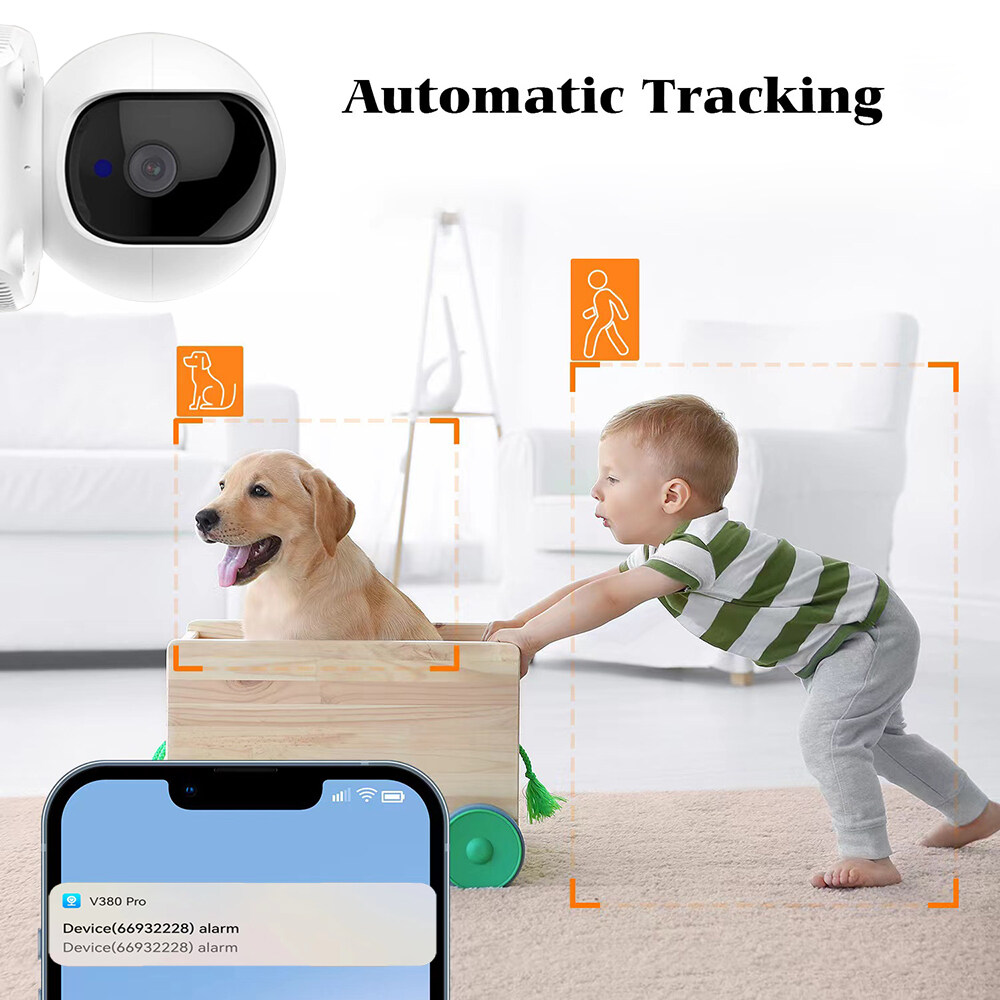 V380 Pro Cctv Camera Indoor Baby Monitor Camera And Audio Wireless With ...