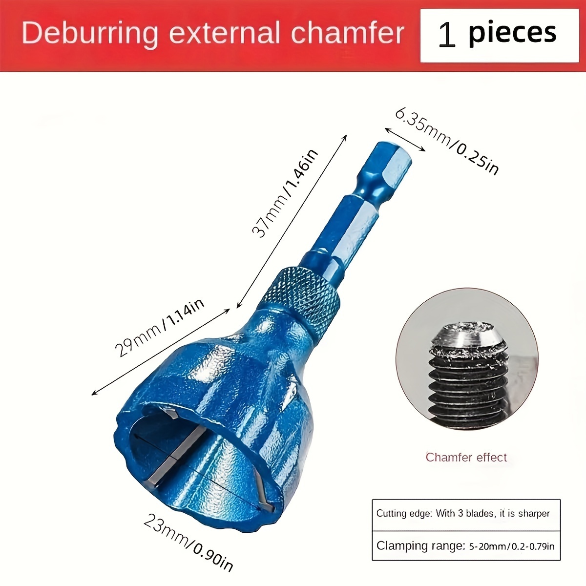 Screw Deburring Chamfer, Cylindrical Chamfering Knife, Screw Repairer ...