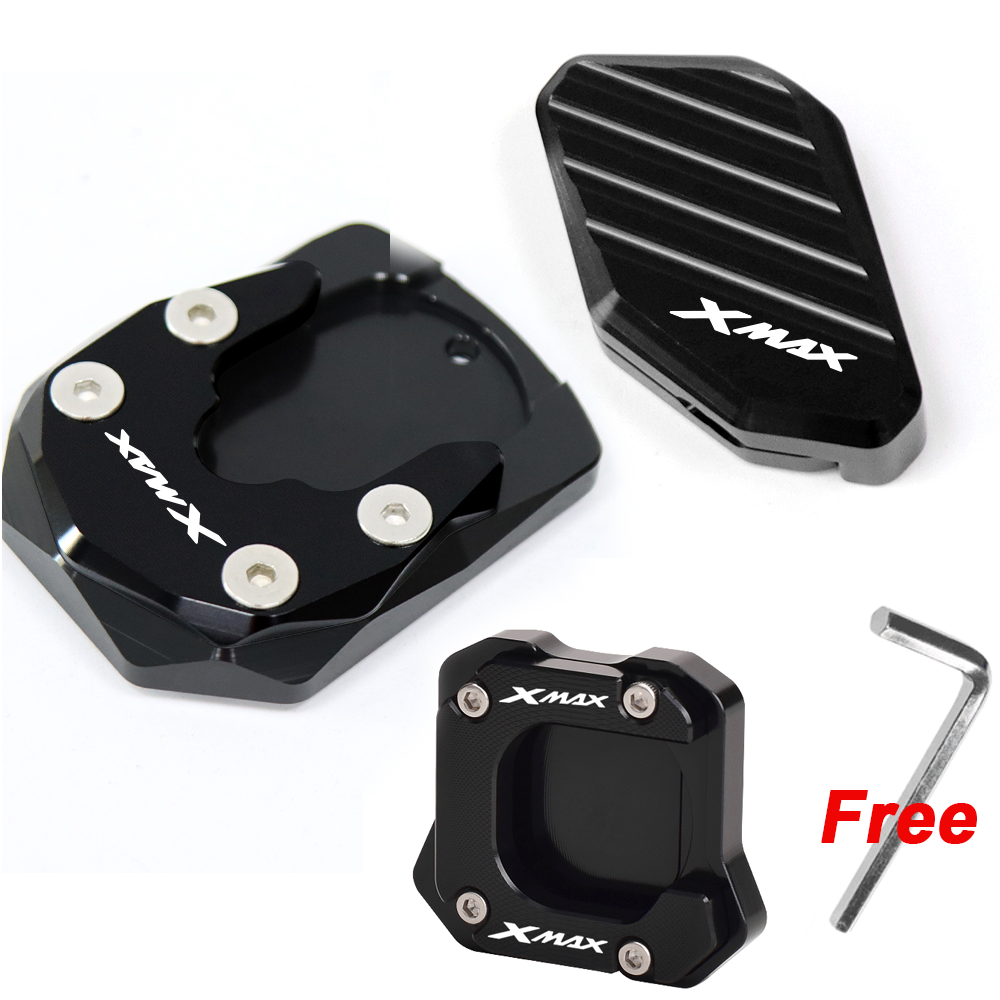 For YAMAHA XMAX300 XMAX 250 300 V2 Modified Side Stand Shoes CNC ...