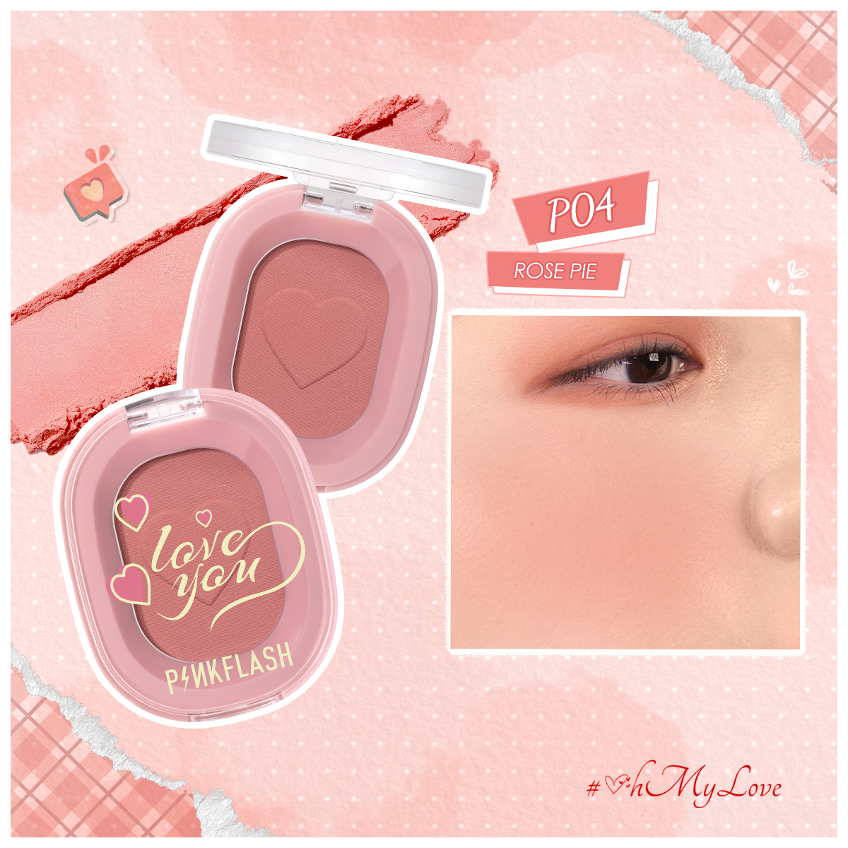 PINKFLASH 2 PCS Blush + Setting Spray Beginner Face Makeup Set | Shopee ...