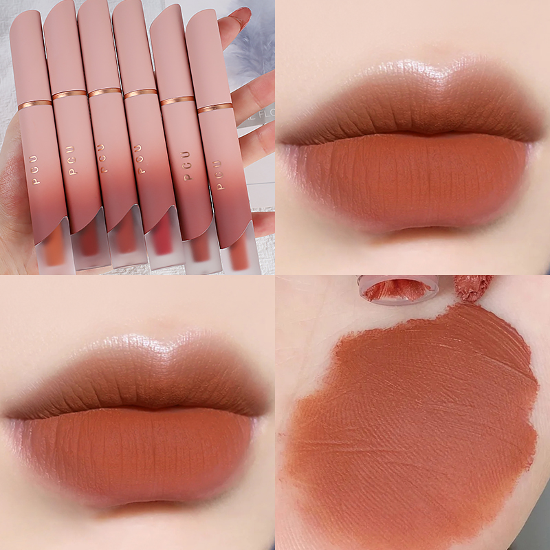 Creamy Lip Mud, Matte Finish, Non-sticky, Cup-proof, Skin-brightening ...
