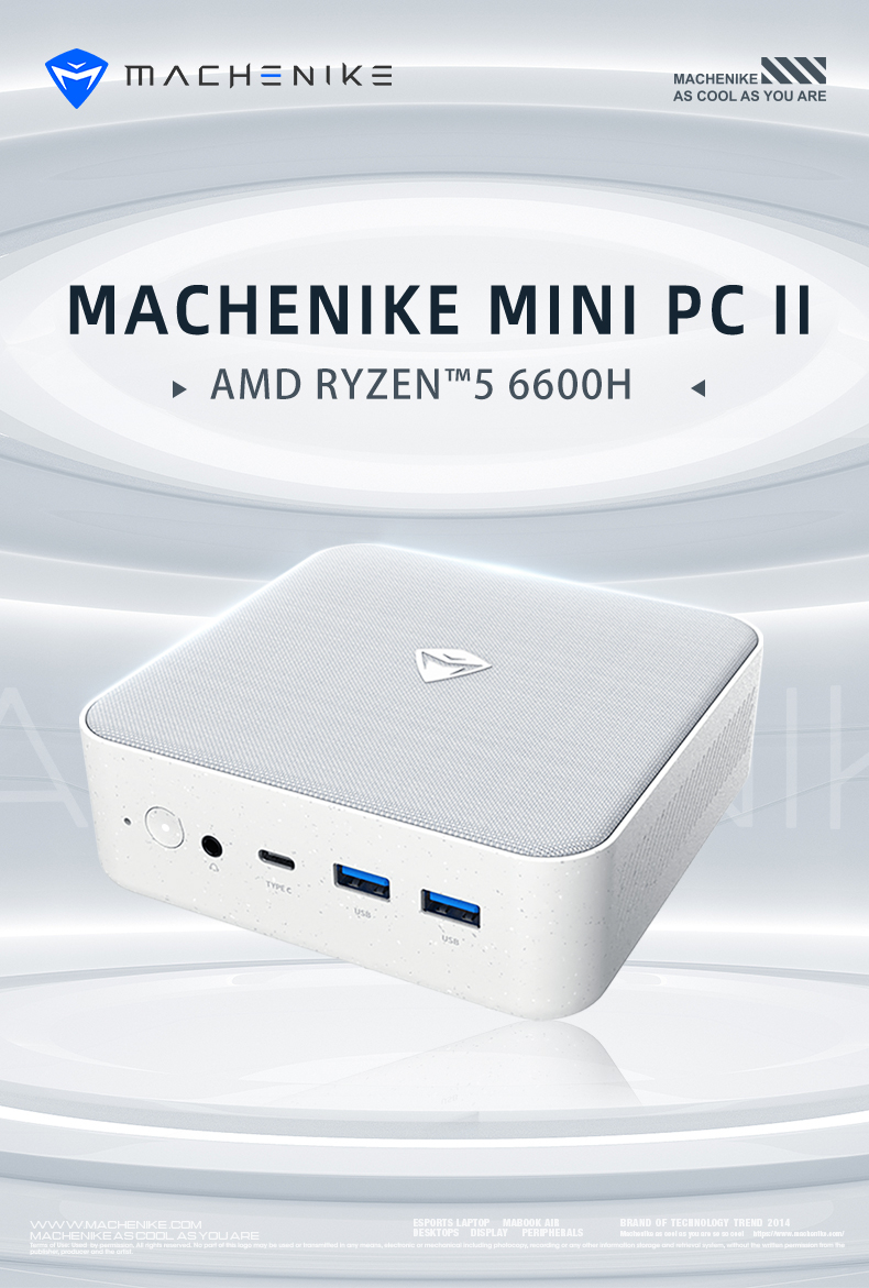 Machenike Mini PC II, Intel i7-13620H, AMD Ryzen7 7840H, AMD Ryzen5 6600H, 16G DDR5 RAM 512G SSD ...