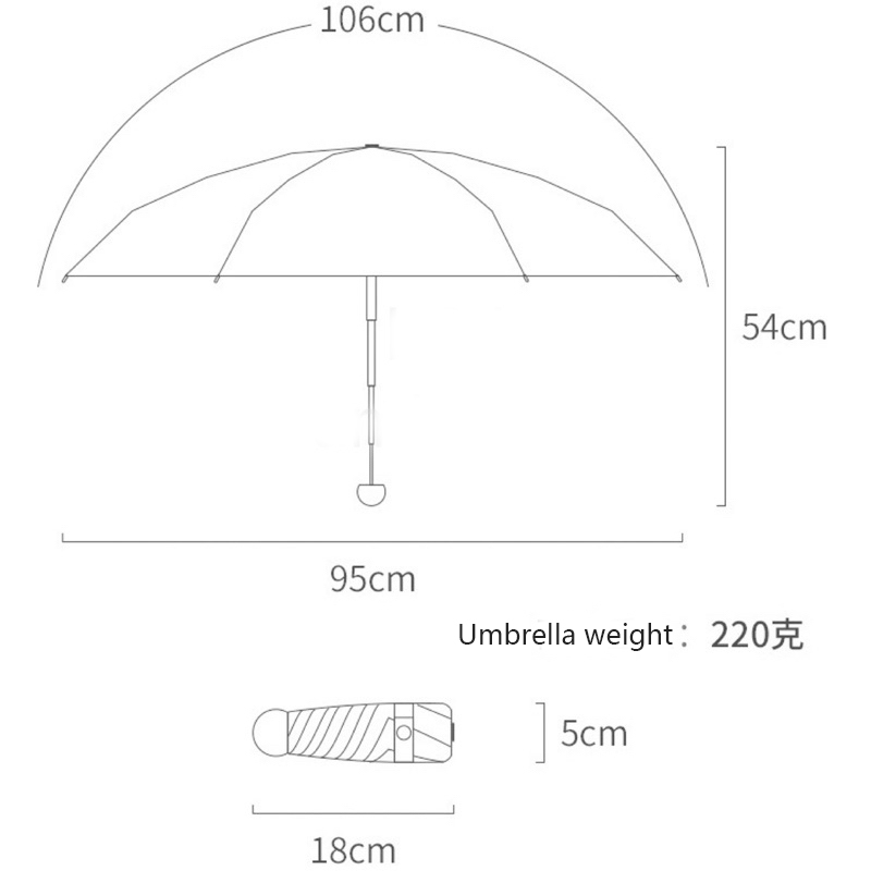 Universal ultralight mini umbrella anti-ultraviolet capsule umbrella ...