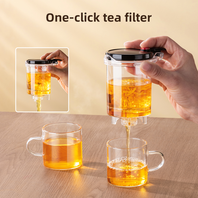 GIANXI Tea Pot Maker French Press coffee kettle tea cup with strainer ...