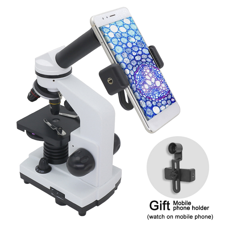 1600X Student Biological Microscope 2MP USB Electronic Eyepiece Digital ...