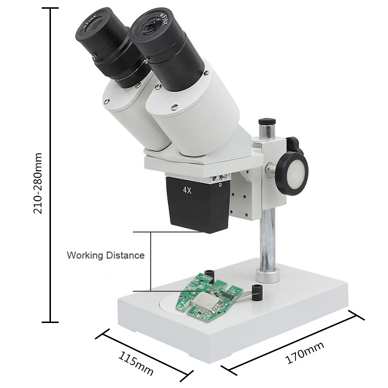 20X 30 X 40X Binocular Stereo Microscope Industrial Microscope with ...