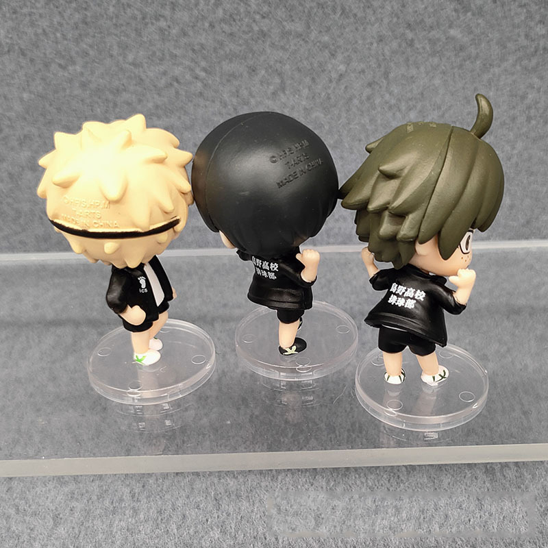 4Pcs/Set Anime Haikyuu!! Figure Hinata Shoyo Tobio Kageyama Bokuto ...