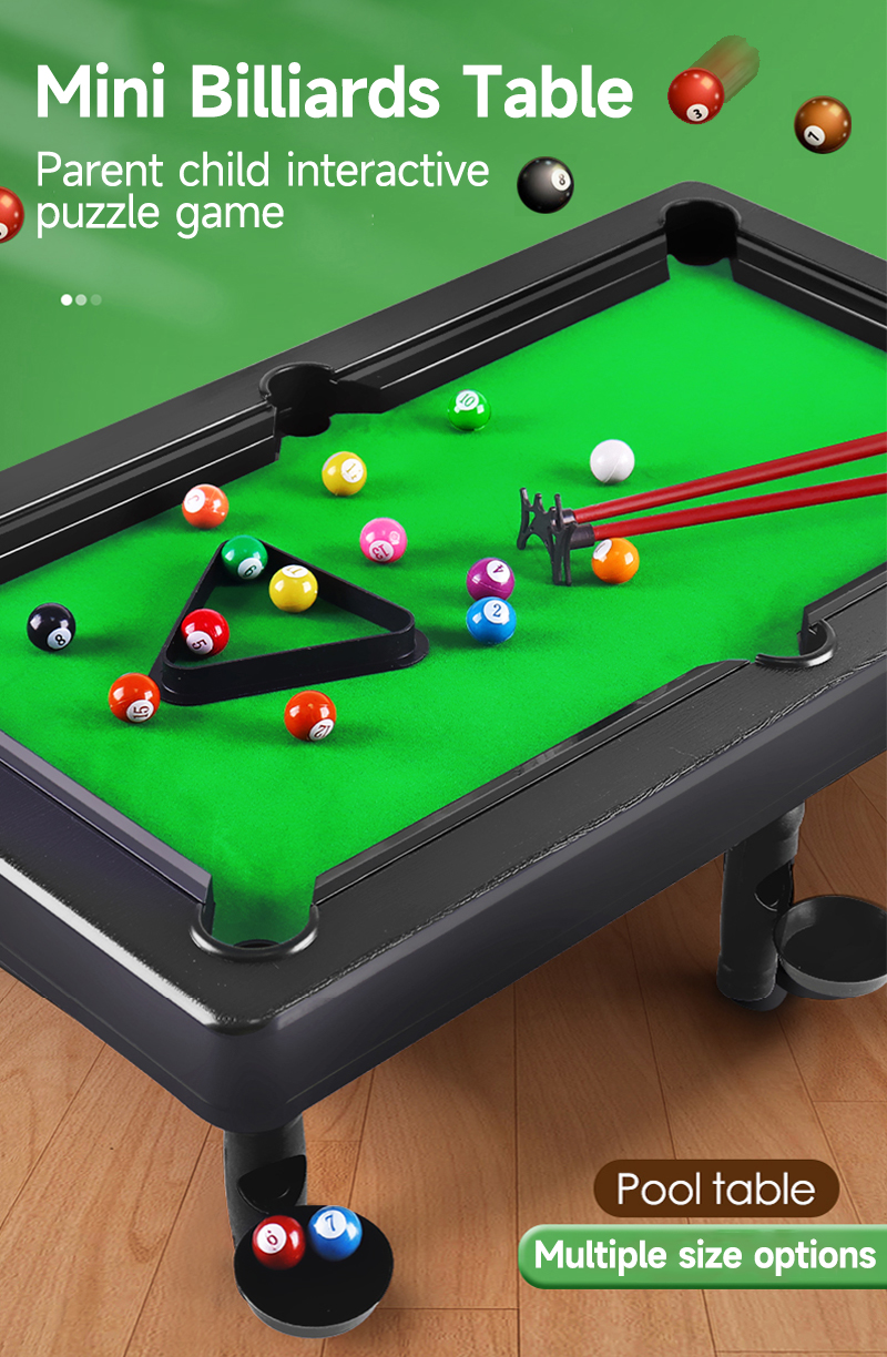 Yowxii S/M/L Mini Billiard Table Set For Kids Billiard Ball Snooker ...
