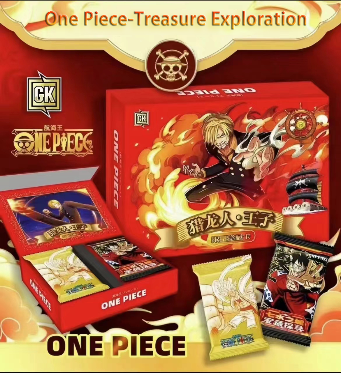 12Packs Goka One Piece Extraordinary Master One Piece SSR/UR/SP Card Luffy Zoroboya Character ...