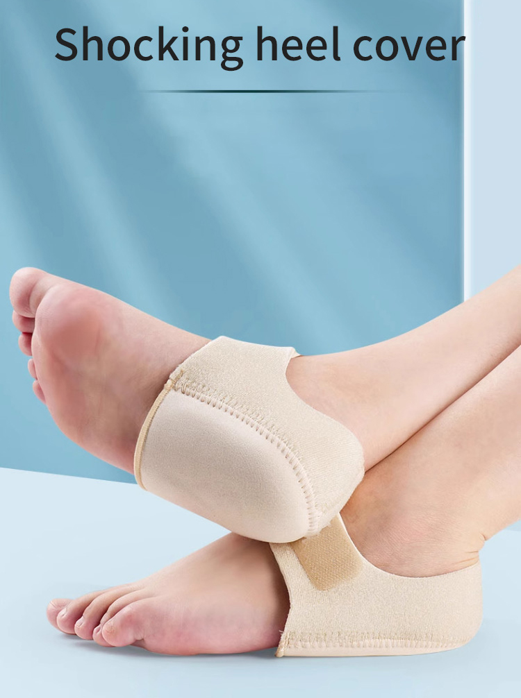 Silicone Heel Pads Pain Relief Achilles Tendonitis Plantar Fasciitis ...
