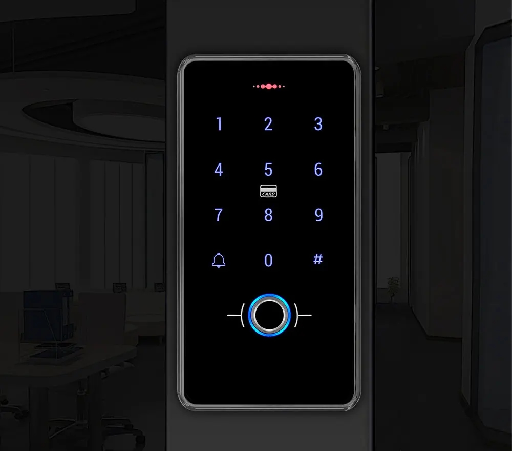 Fingerprint Door Access Control System Kit IP68 Waterproof Outdoor RFID ...