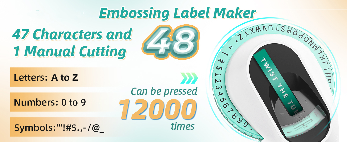 Phomemo 3D Embossing Label Maker E975 Portable Manual Labeling Machine ...