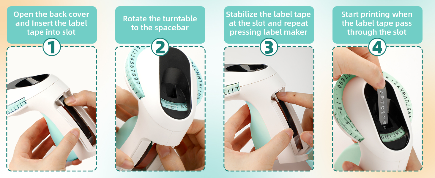 Phomemo 3D Embossing Label Maker E975 Portable Manual Labeling Machine ...