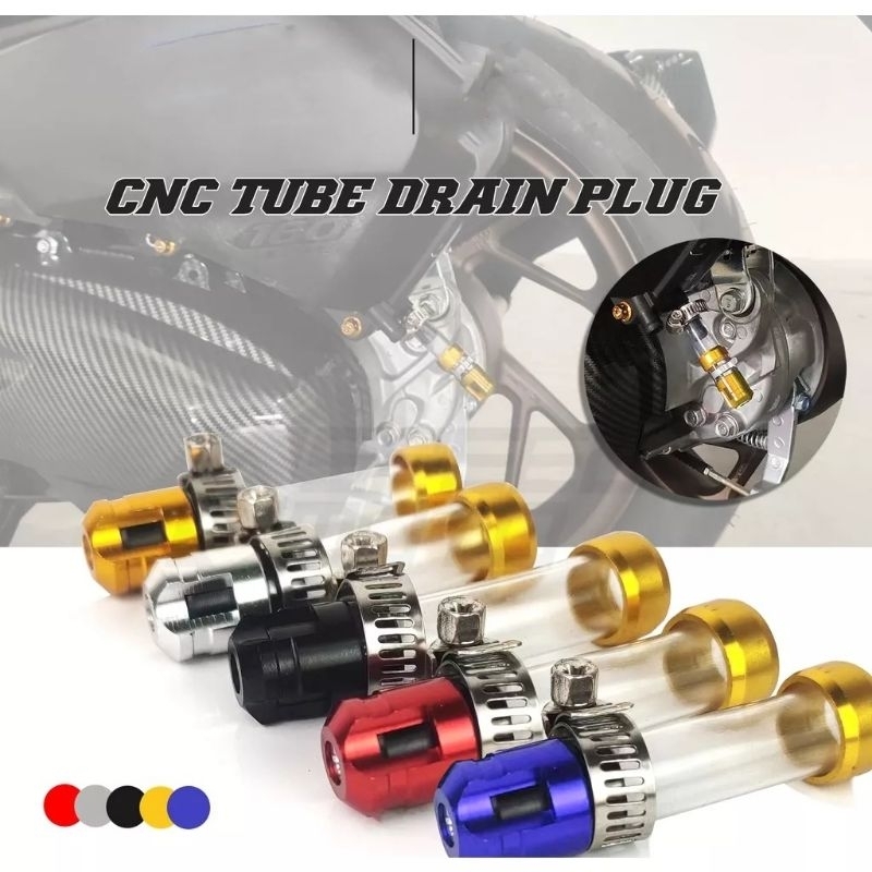 ADI TURBO Air Filter Drain Tube Alloy Head Universal Motorcycle Made in ...