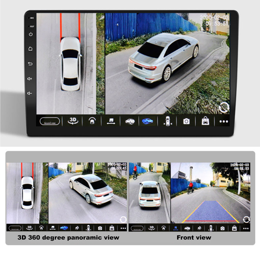 ⚡️Local Delivery⚡️ 360 Car Camera Panoramic Surround View 1080P AHD ...