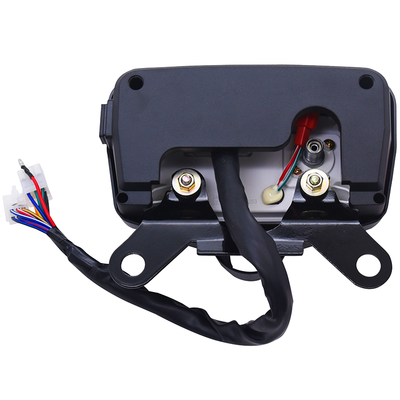 Motorcycle Speedometer Tachometer LED digital meter Assembly With USB ...