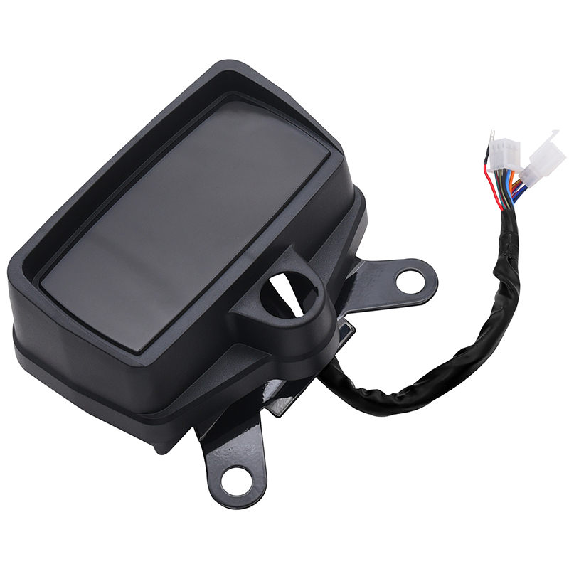Motorcycle Speedometer Tachometer LED digital meter Assembly With USB ...