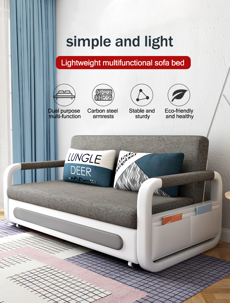 COD Dreame Sofa Bed Foldable Sofa Bed With Storage Inside For Living Room Bed Frame Single ...