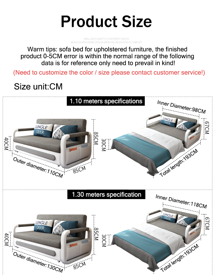 COD Dreame Sofa Bed Foldable Sofa Bed With Storage Inside For Living Room Bed Frame Single ...
