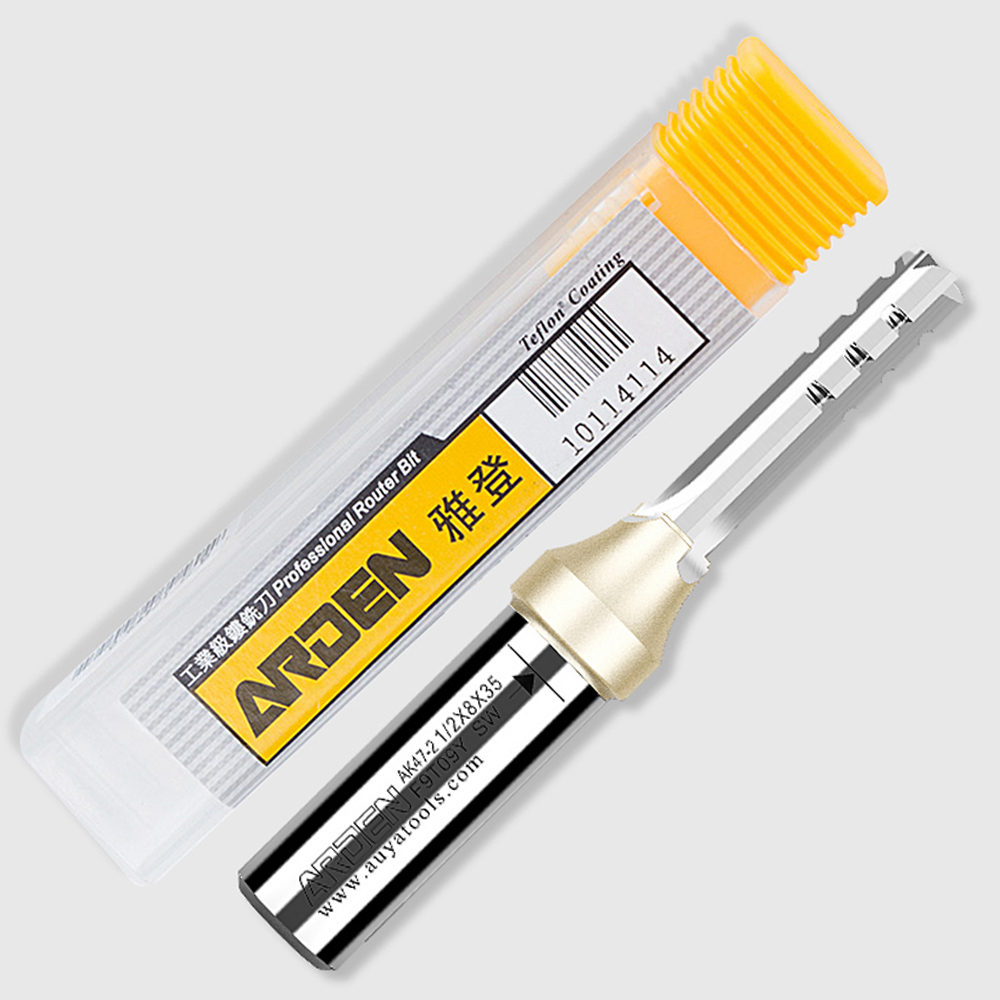 ARDEN 3 Flutes TCT Straight Router Bit Cutting CNC Milling Cutter ...