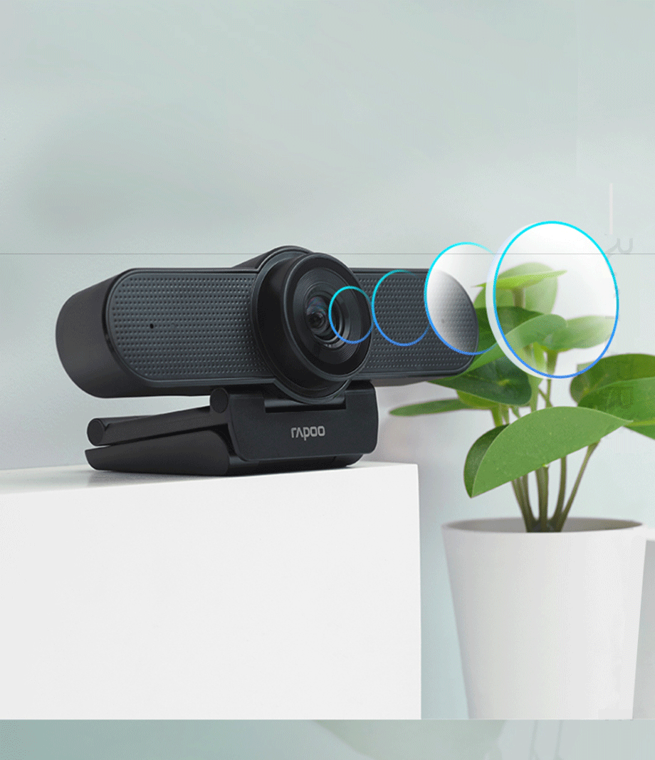 Rapoo C500 Webcam 4K FHD 2160P With USB2.0 With Mic Adjustable Cameras ...