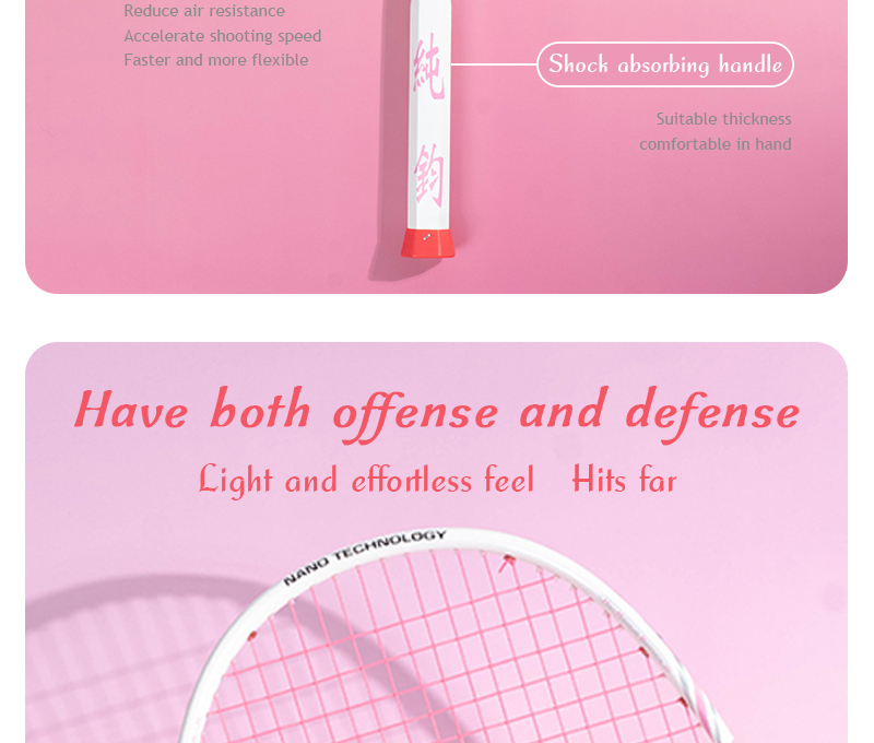 ALPSPORT DF 8U G6 Max 30LBS Strung 100% Full Carbon Fiber T1100 Pink ...