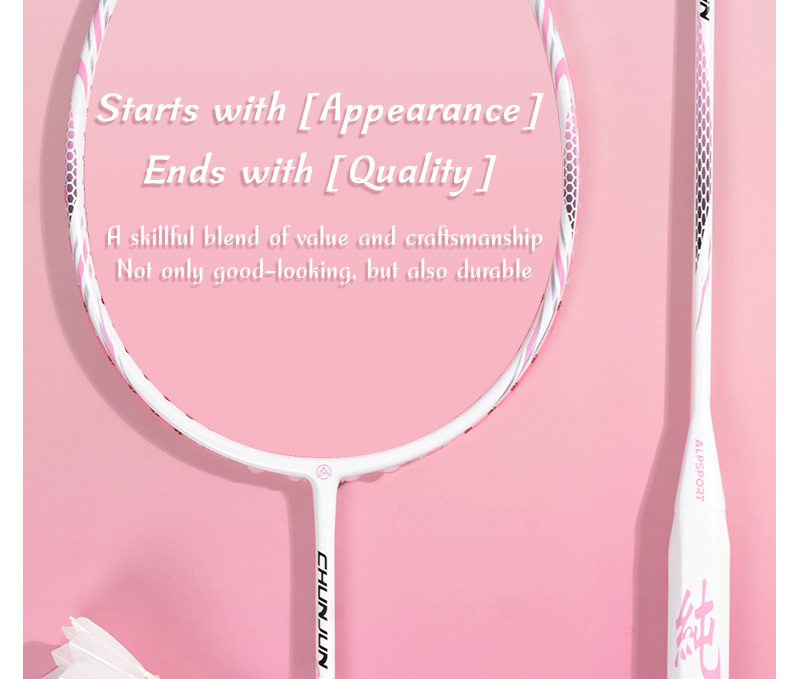 ALPSPORT DF 8U G6 Max 30LBS Strung 100% Full Carbon Fiber T1100 Pink ...