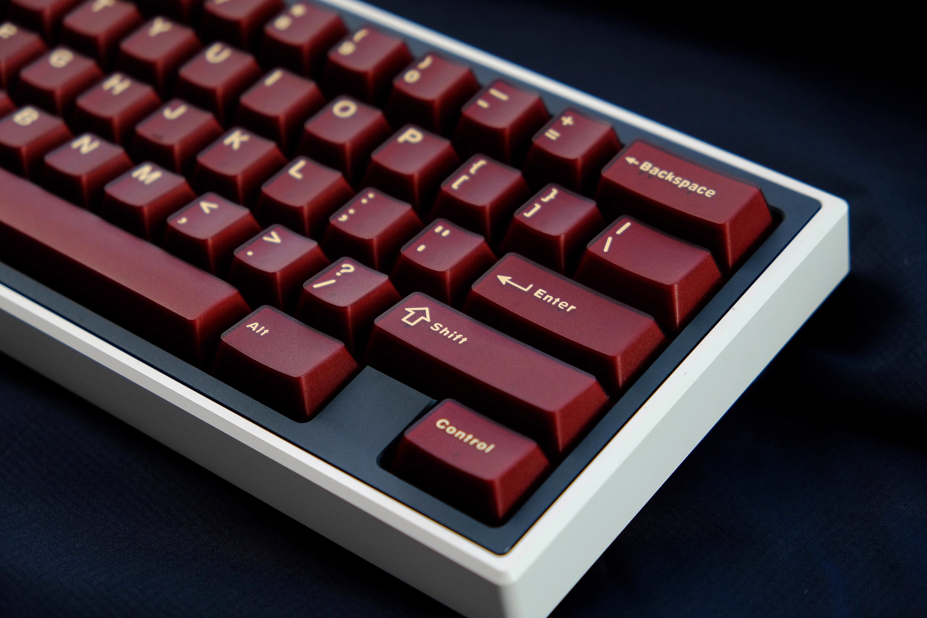 121 Keys/set Aifei Neon Light Klein Blue Pyga Keycaps ABS Double Shot ...
